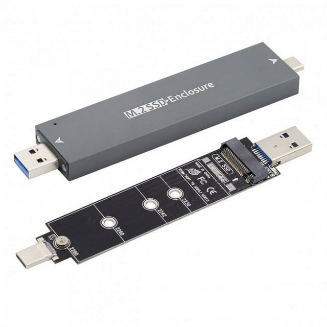 CY Combo Type-C USB3.0 to NVME M-key M.2 NGFF SATA SSD PCBA Case 2280 ...