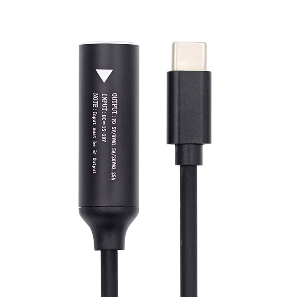CY DC Jack 4.5x3.0mm Input to USB-C Type-C Power Plug Charge Cable for ...