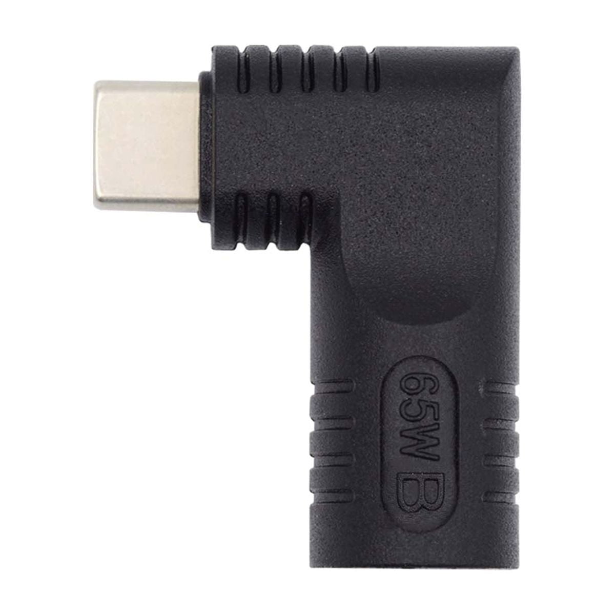 CY DC Jack 7.4x5.0mm Input to USB-C Type-C Angled 90 Degree Power Plug ...