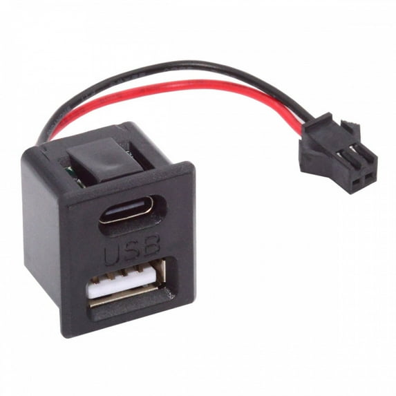 CY DIY OEM Type-C & Type-A Female Socket to 2Pin Header Cable Pitch=2 ...