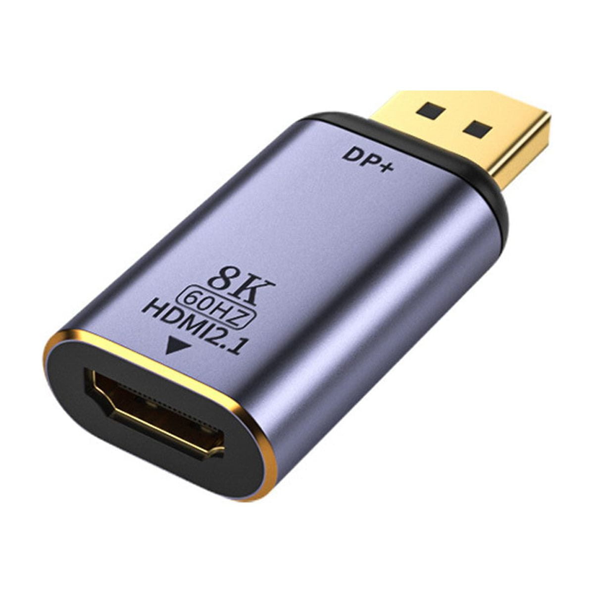 CY DisplayPort 1.4 Source to HDMI 2.0 Display 8K 60hz UHD 4K DP to HDMI Male Monitor Adapter ...