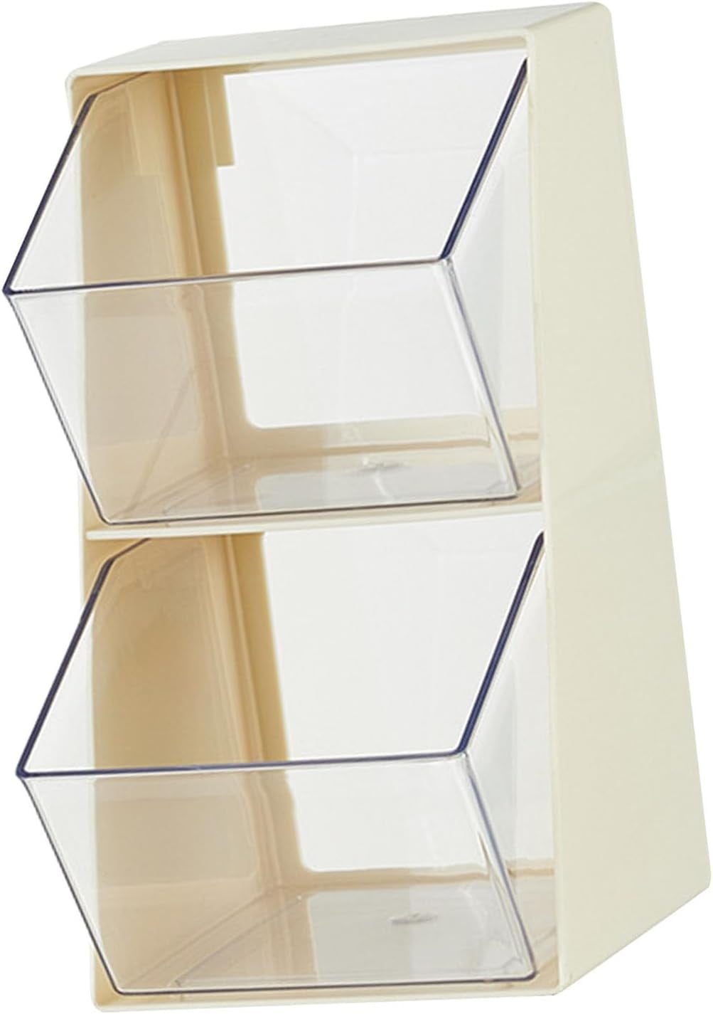 CY Double Layer Tea Bag Rack, U Shaped Transparent Multifunction Double ...