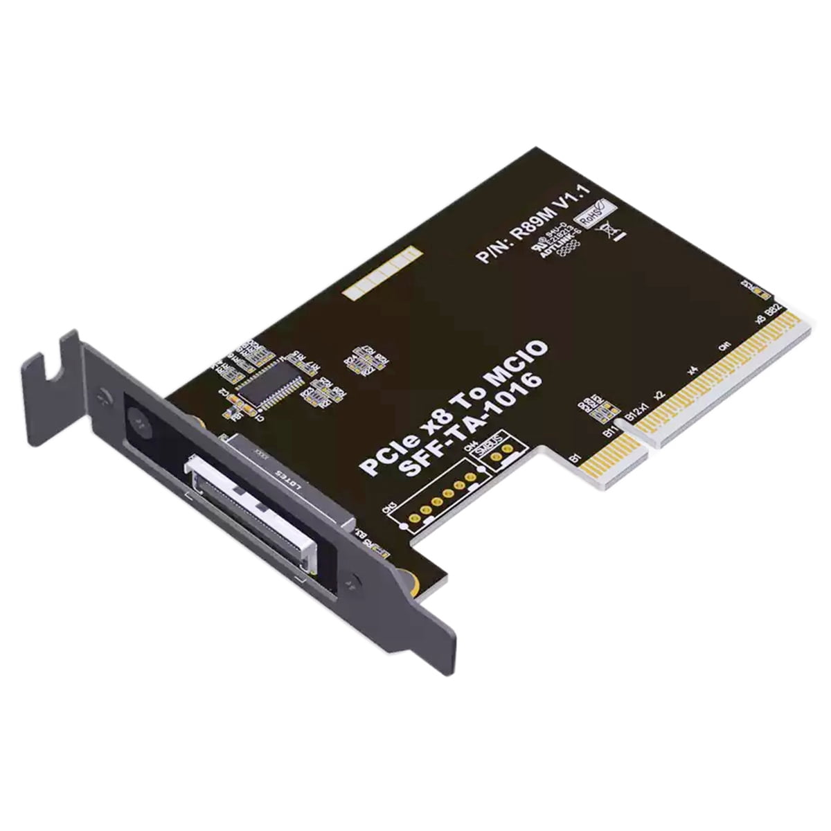 CY External MCIO 8i Mini Cool Edge IO SFF-TA-1016 to PCIE5.0 PCI ...