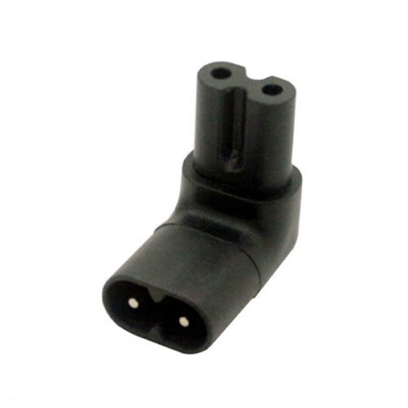 CY Figure 8 IEC 320 C7 to C8 90 Degree Up Down Angled Right Angle AC ...