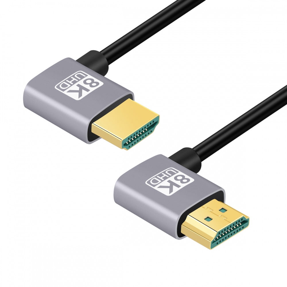 CY HDMI 2.1 Ultra Thin HDTV Cable 8K 4K Hyper Super Flexible Slim Cord ...