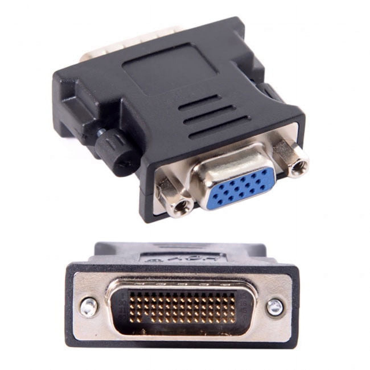 CY LFH DMS-59pin Male to 15Pin VGA RGB Female Extension Adapter for PC Graphics Card - Monitor ...