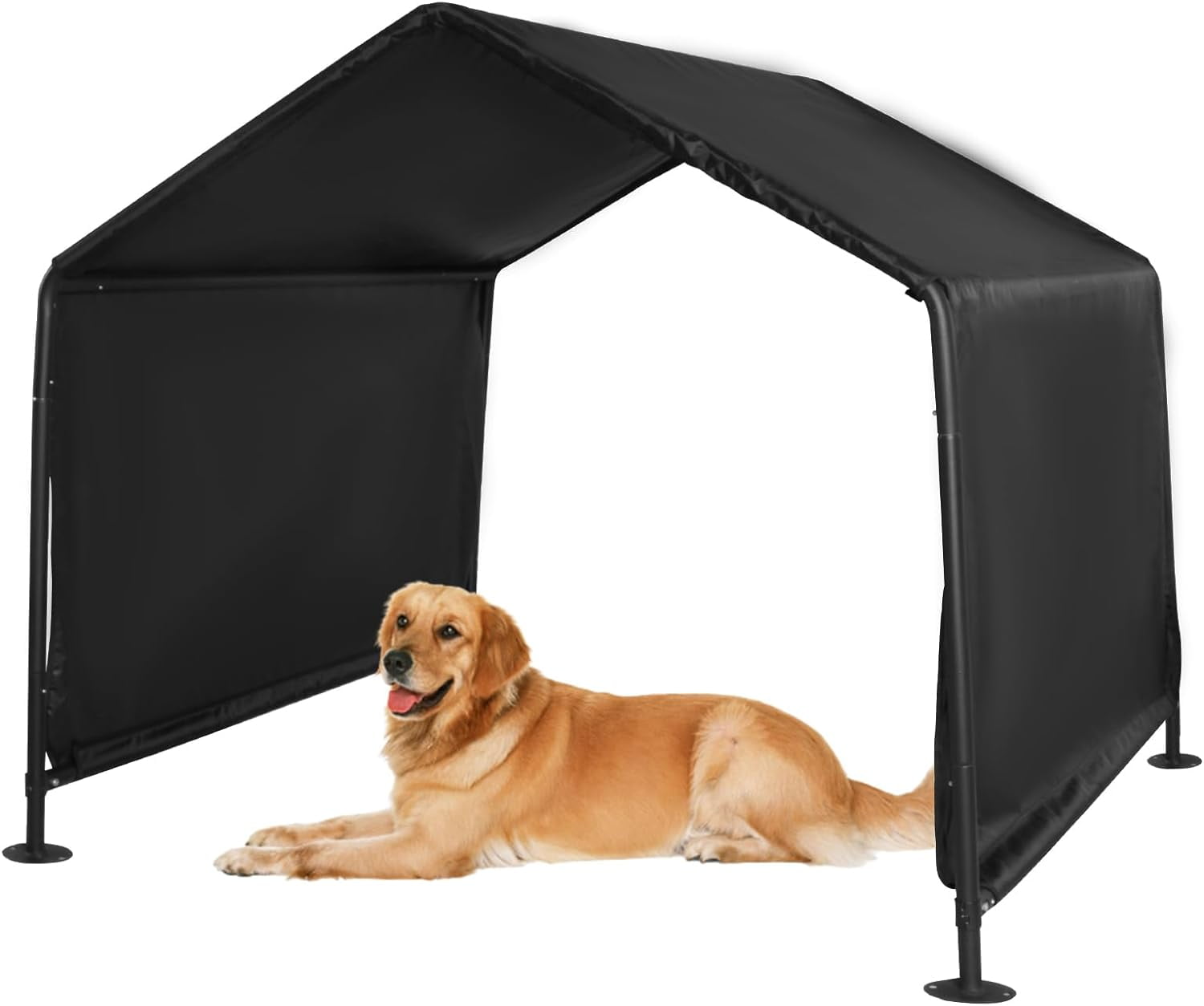 CY Portable Outdoor Dog Shade Shelter, Waterproof Pet Canopy Tent for ...