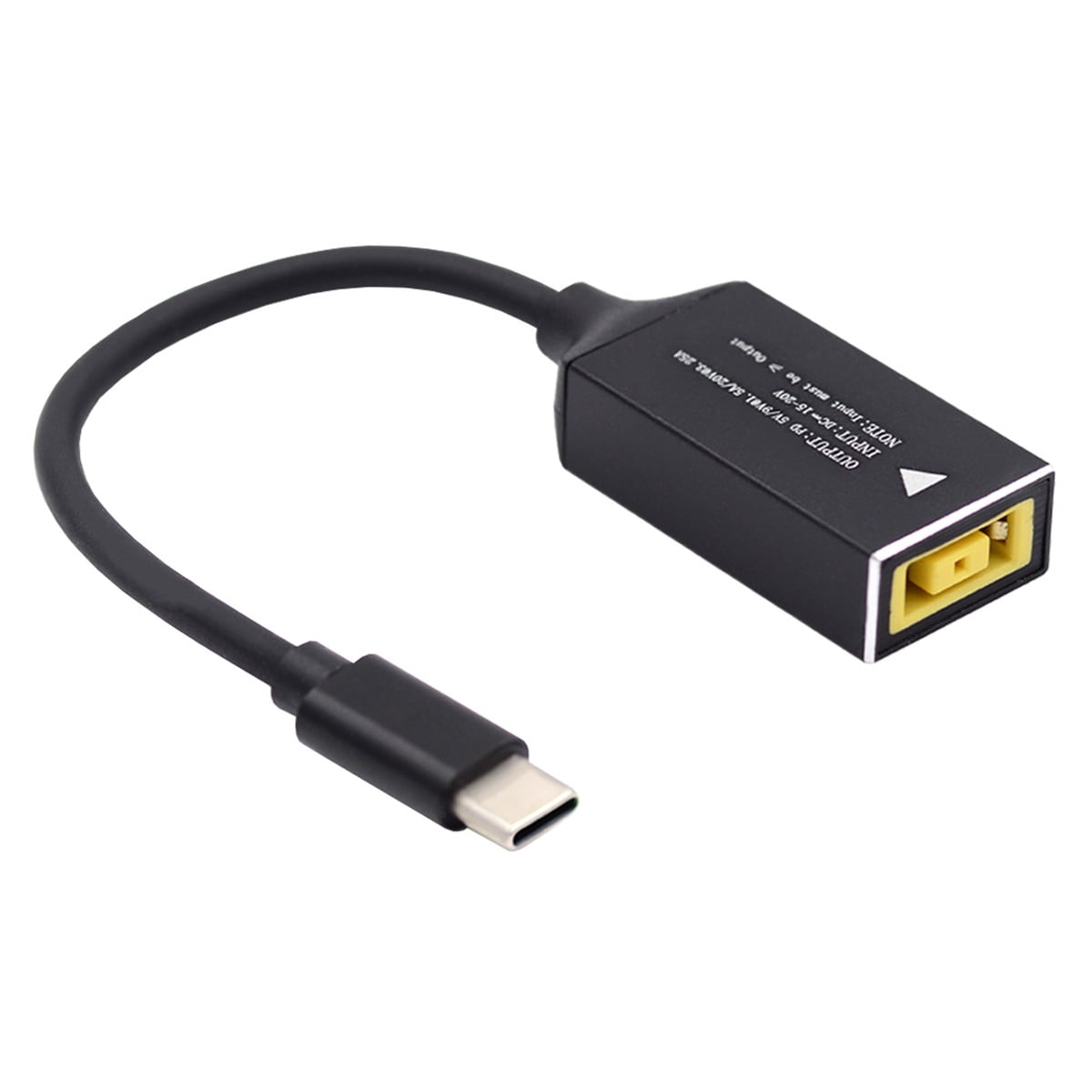 CY Rectangle Jack Thinkpad X1 Input to USB-C Type-C Power Plug Charge ...
