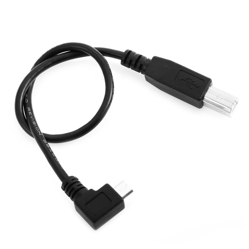 CY Right Angled 90 Degree Micro USB OTG to Standard B Type Cable for ...