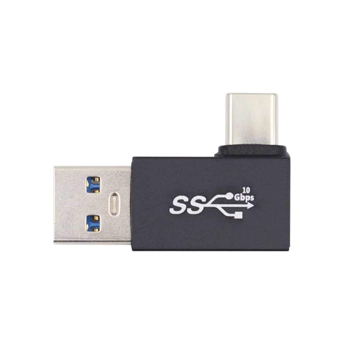 CY Right Angled USB3.0 Type A Male to USB 3.1 Type C Male Data 10Gbps ...