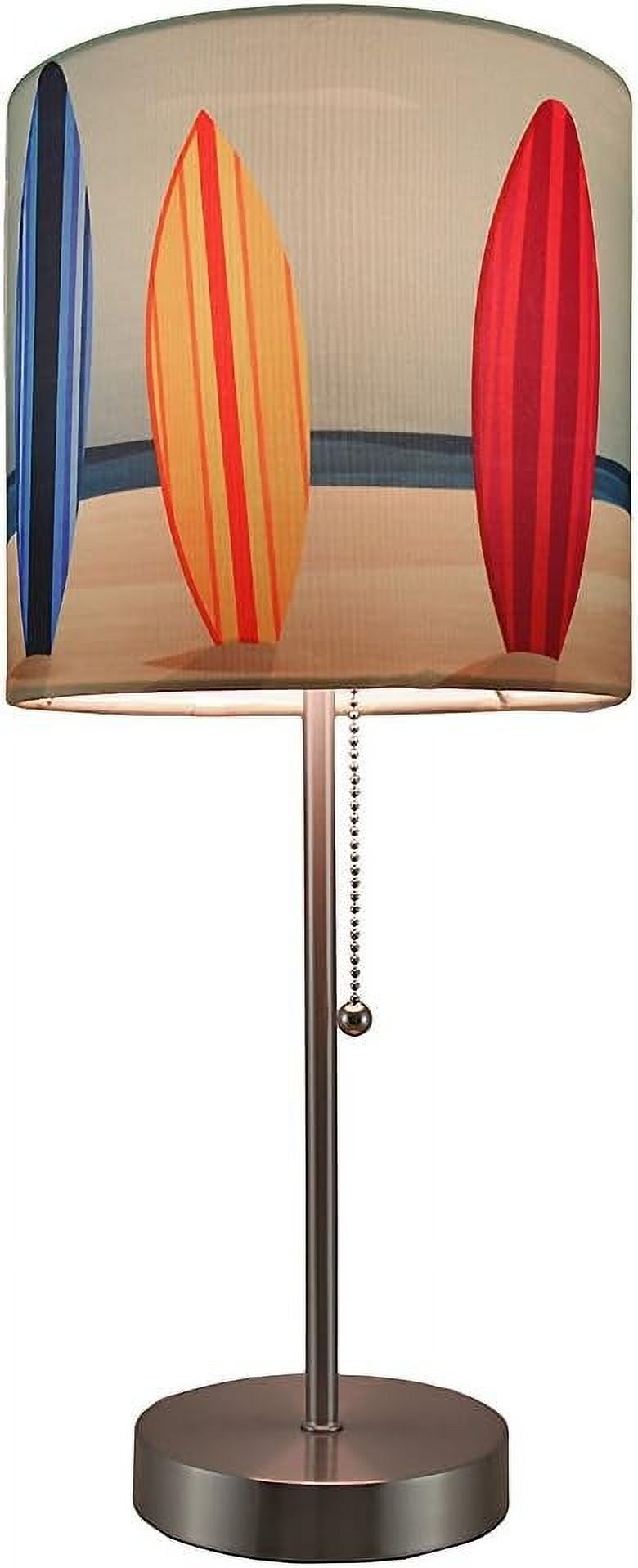 CY Stainless Steel Surfboard Table Lamp, a Perfect Beach-Themed Decor ...