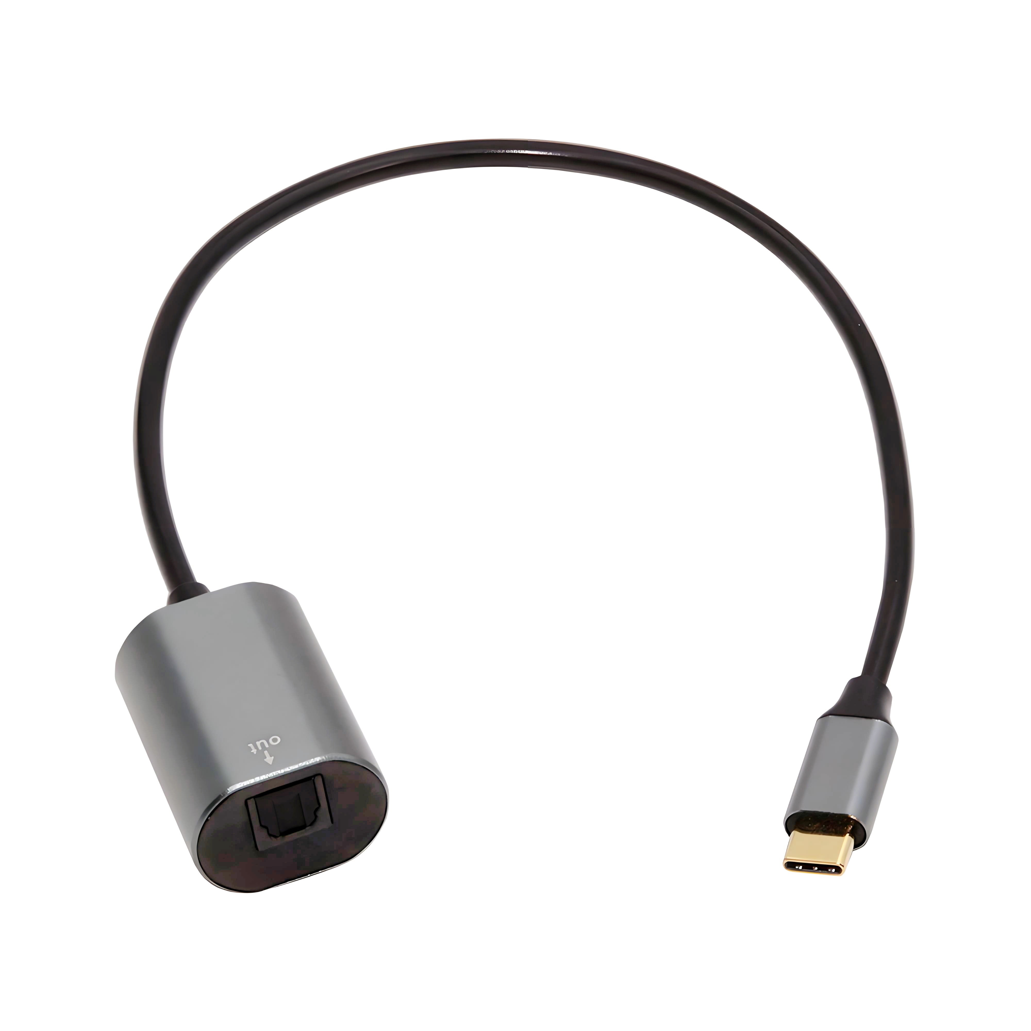 CY Type-C to SPDIF Toslink Optical Audio Jack Opt USB-C Male to Digital ...