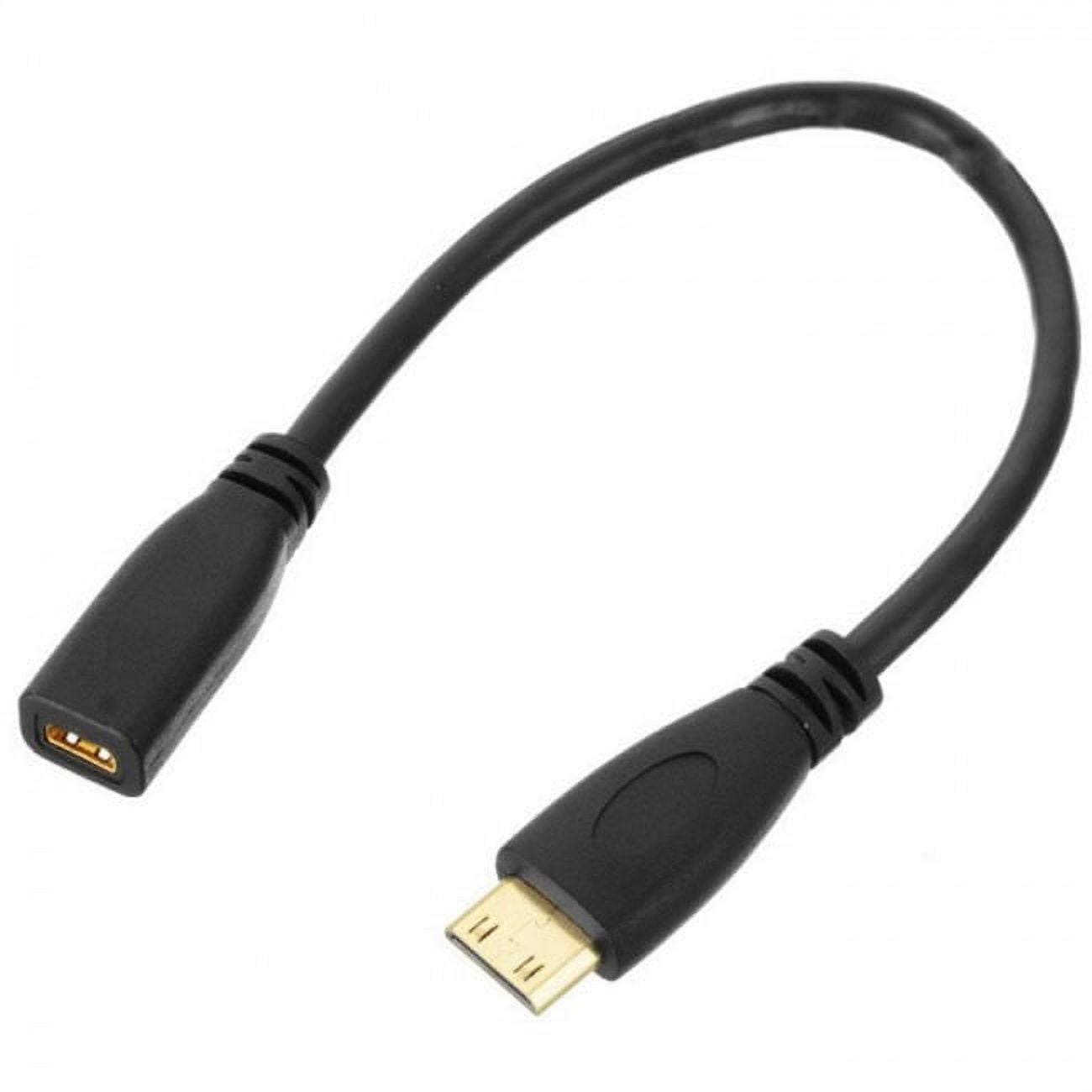 CY Type D Micro HDMI v1.4 Socket Female to Type C Mini HDMI Male ...