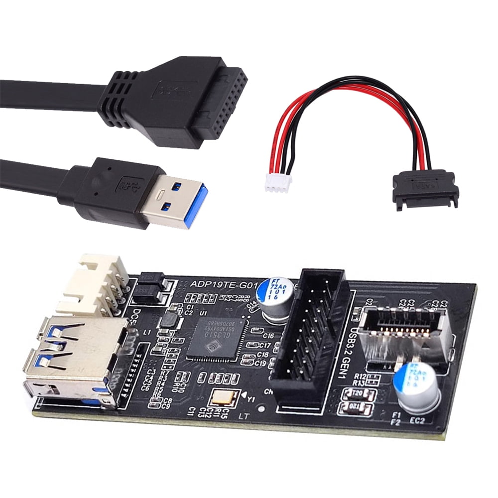 CY Type-E or 19/20Pin Header to USB 3.0 20Pin & Type-E Dual Ports ...