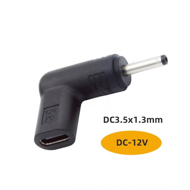 CY USB 3.1 Type C USB-C Female to DC 12V 3.5x1.3mm Plug Adapter PD ...