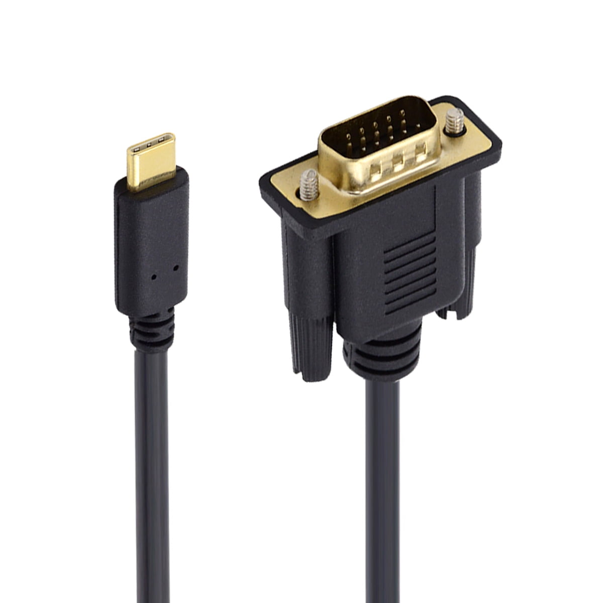 CY USB 3.1 Type C USB-C Source to VGA RGB 1080P Displays Male Monitor ...