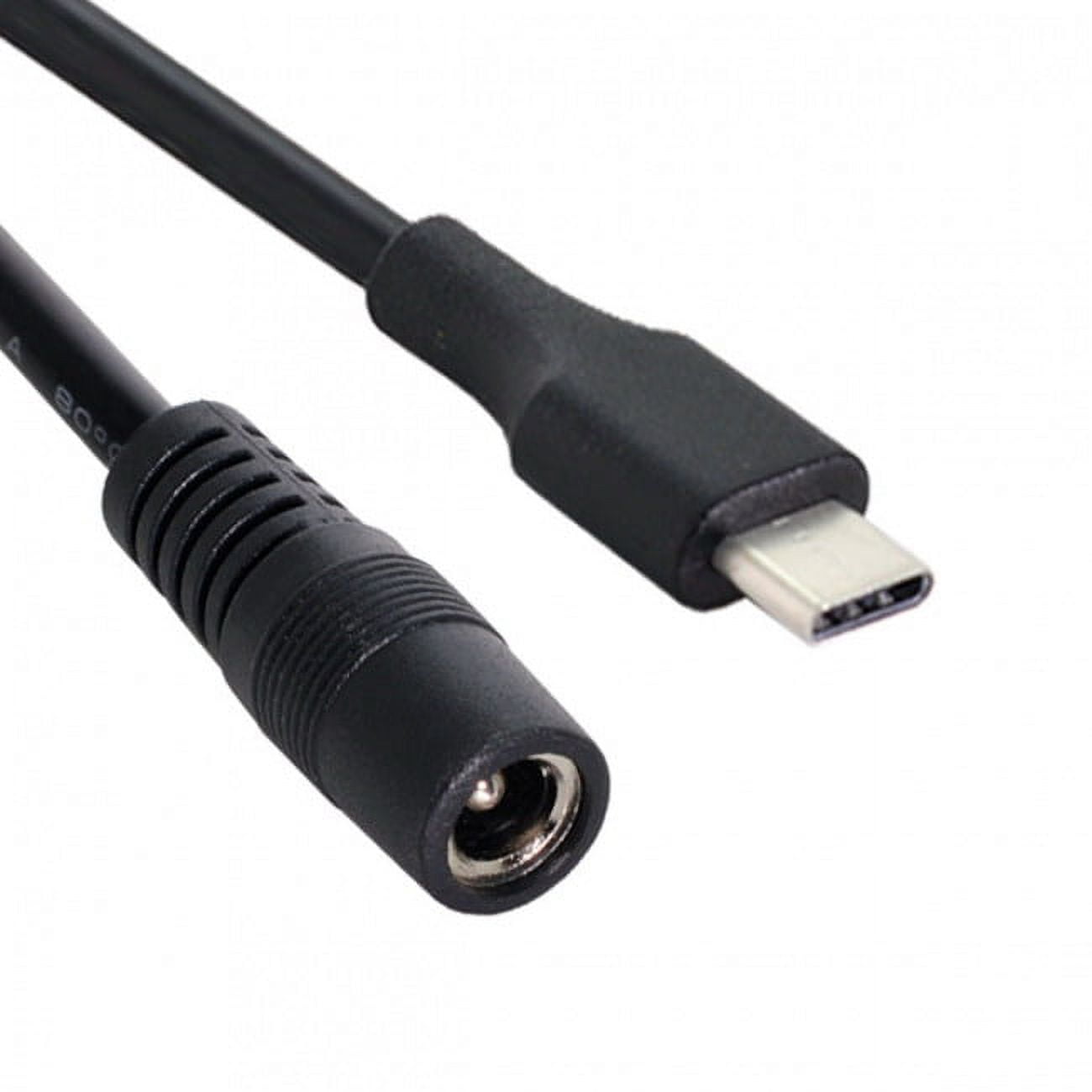 CY USB 3.1 Type C USB-C to DC 5V 5.5*2.5mm Power Jack Extension Charge ...