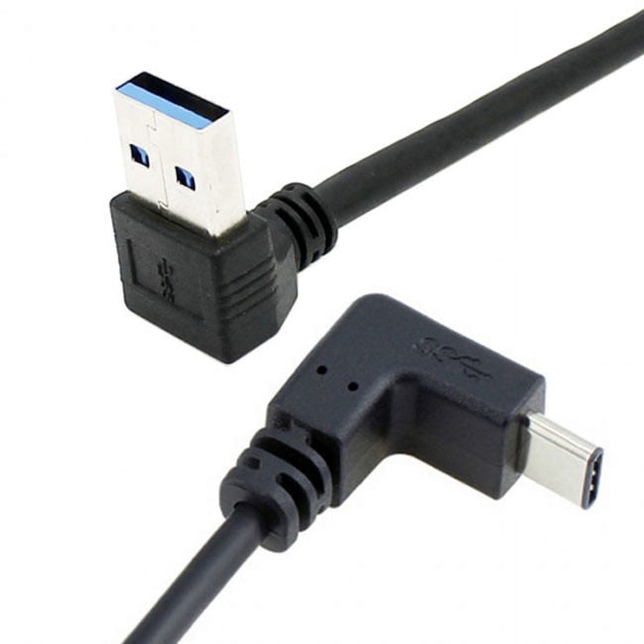CY USB 3.1 USB-C Reversible Angled to 90 Degree Up Angled A Male Data ... CY USB 3.1 USB-C Reversible Angled to 90 Degree Up Angled A Male Data ...