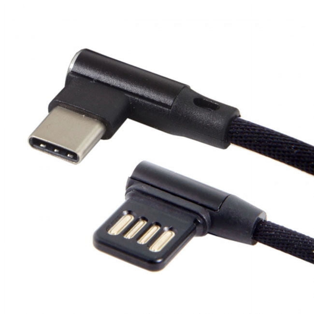 CY USB-C 3.1 Type-C to Left Right Angled 90 Degree USB 2.0 Data Cable ...
