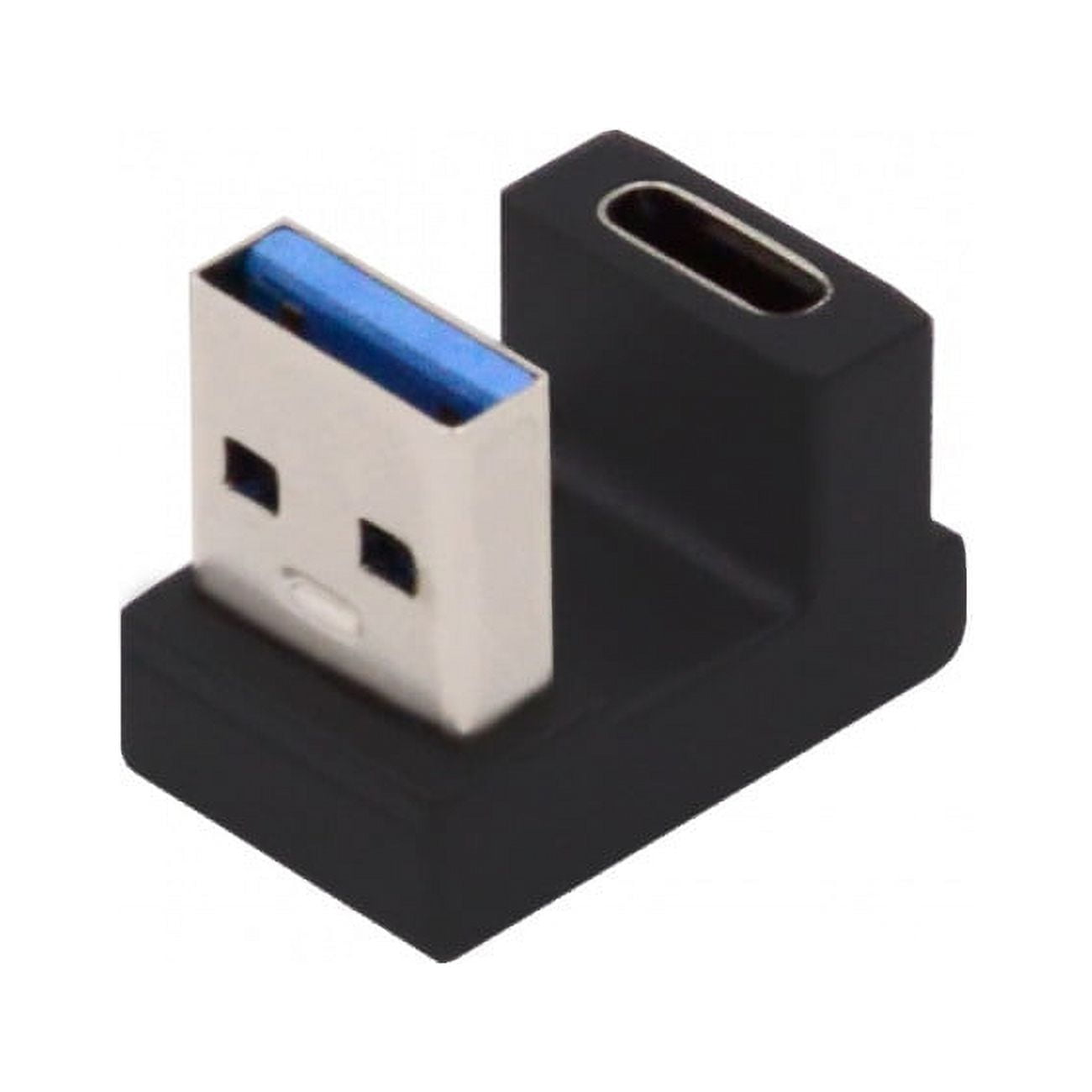 CY USB-C Type C Female Opposite U Shape Back Angled to USB 3.0 A Male ...
