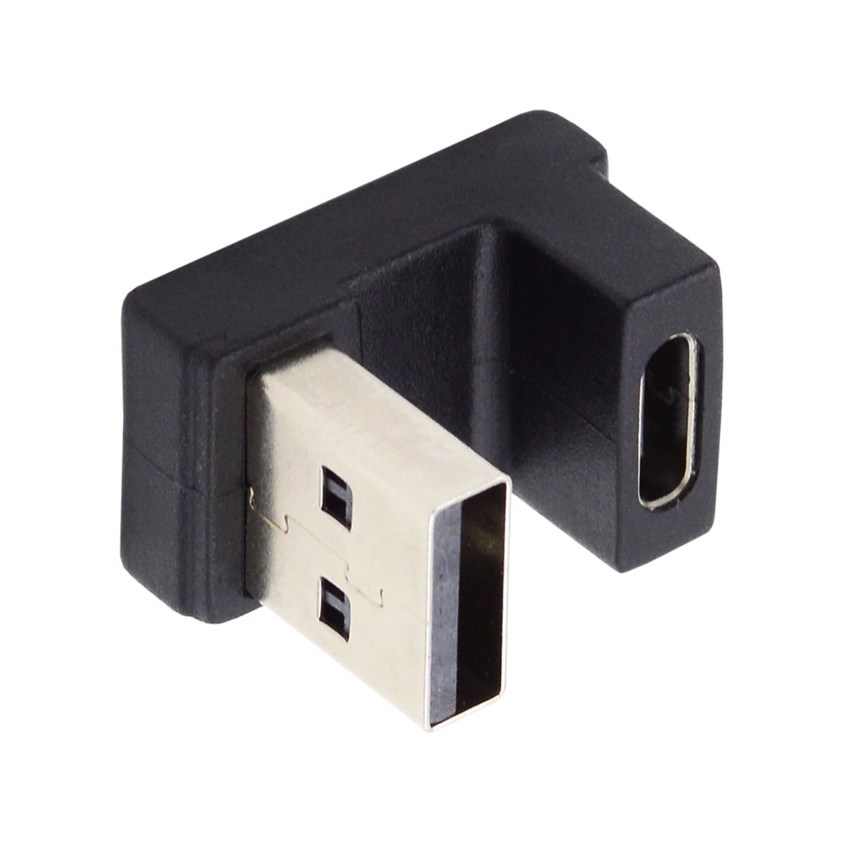 CY USB-C Type C Female Up Opposite U Shape Back Angled to USB 3.0 A ...