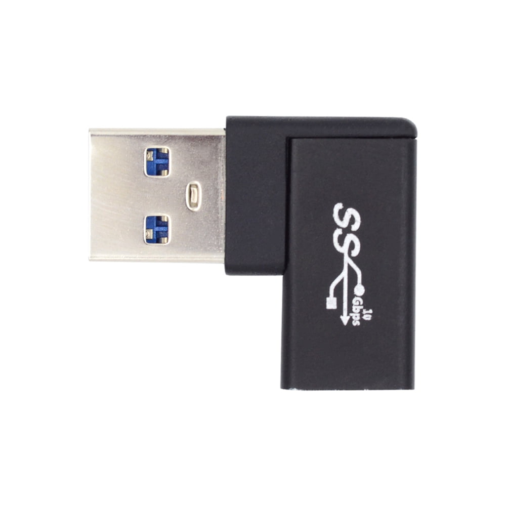 CY USB-C Type C Female to USB 3.0 A Male Data Adapter Flat Horizontal ...