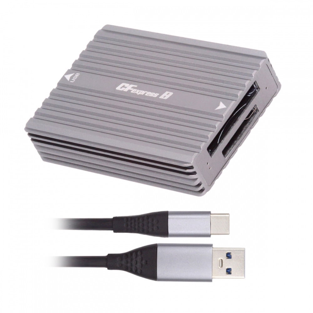 CY USB3.1 Type-C USB3.0 Type-A to CF Express Extension Card Reader CFE ...