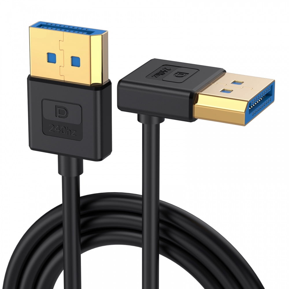 CY Ultrafine Up Angled DisplayPort 1.4 DP to DP Cable 8K 60hz Cable ...