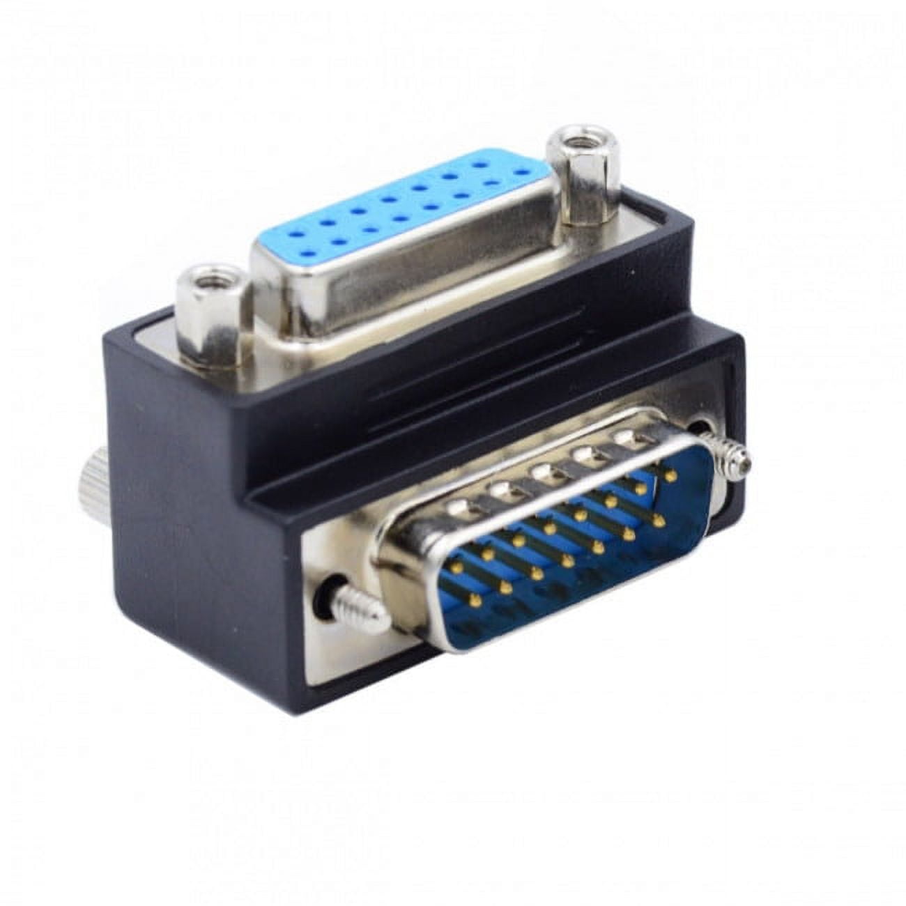 CY Up 90 Degree Angled DSUB D-subminiature 15pin Male to Female ...