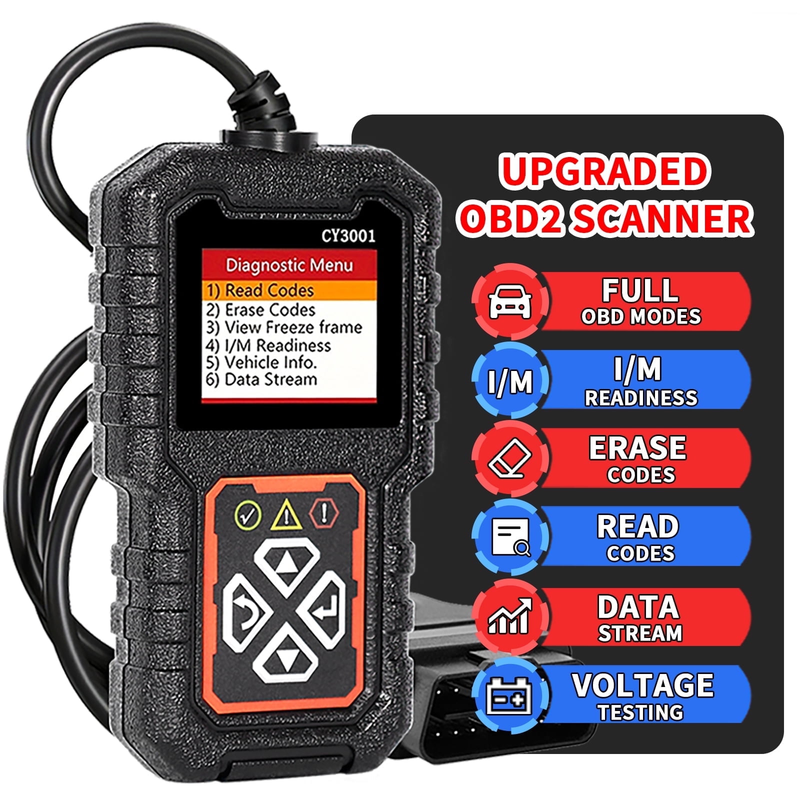CY3001 OBD2 Diagnostic Diagnostic Tool Tool, Code Reader, Engine Light ...