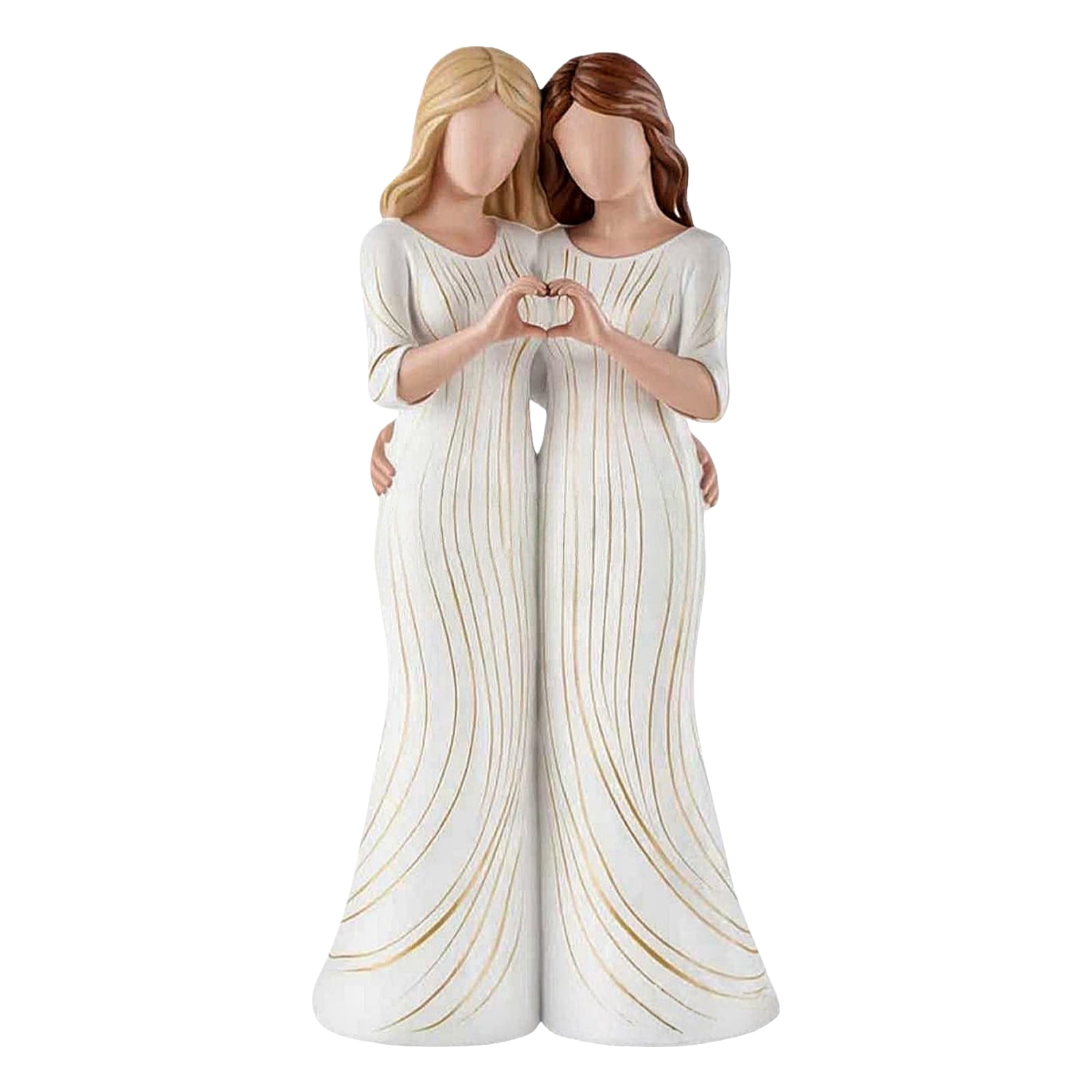 CY5O5ee Sisters Friendship Resin Statue Mother and Daughter Figurine ...