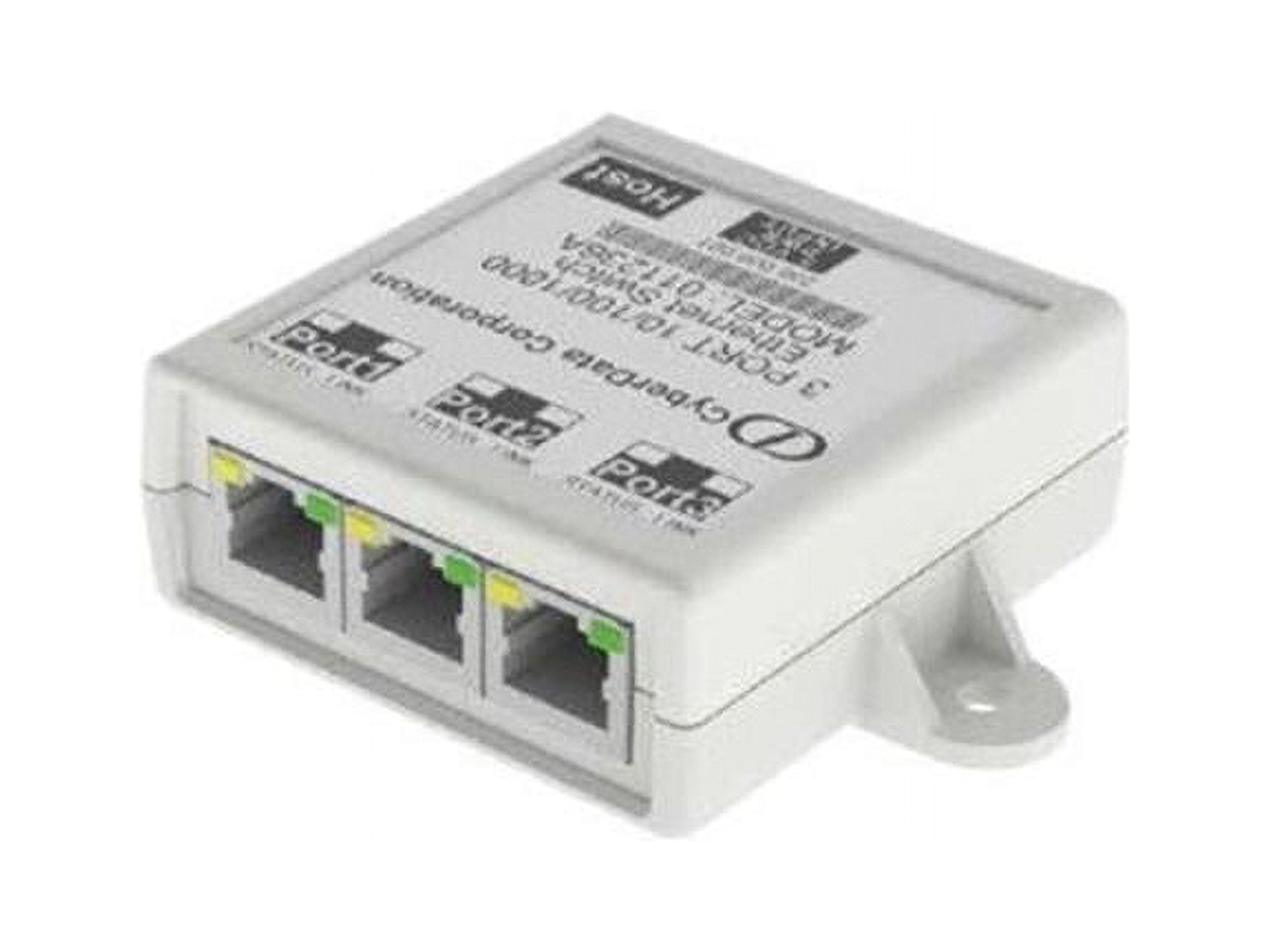 CYBERDATA 011236 3PORT GIGABIT ENET SWITCH - Walmart.com