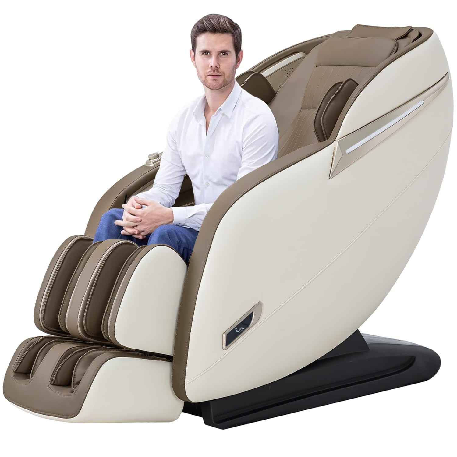 CYBERIX 2025 New Version 3D SL Track Smart Massage Chair (BEIGE ...