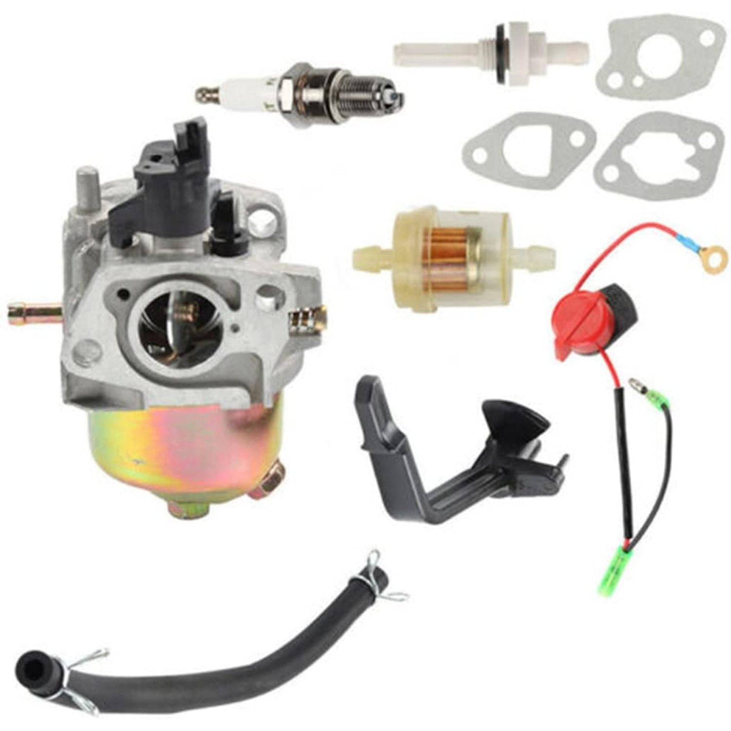 CYBERK Carburetor Kit Compatible with LCT 208CC Tiller 247.299320 ...