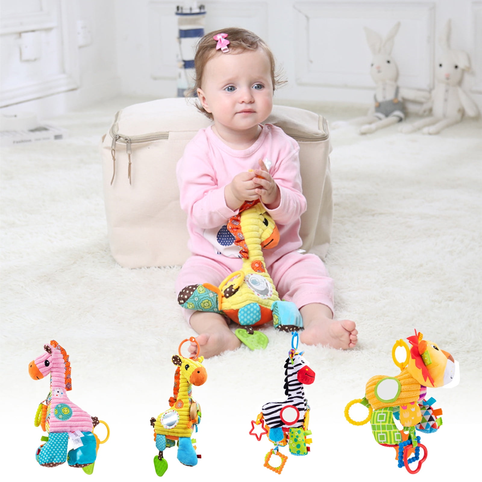 CYBIBO Baby Rattle, Baby Toys Clearance! Baby Activity And Teething Toy ...