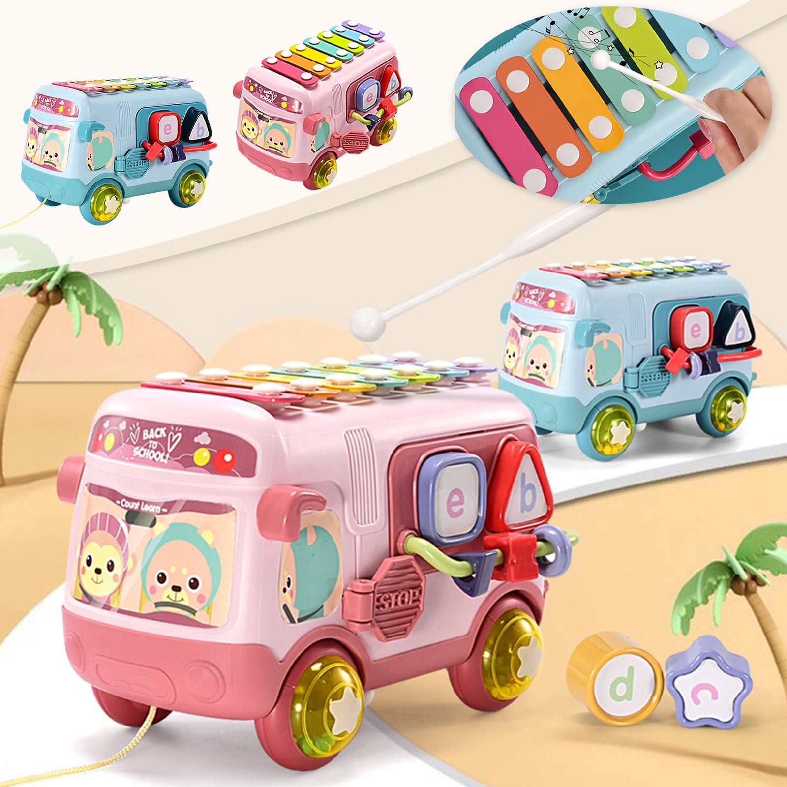 CYBIBO Baby Rattle, Baby Toys Clearance! Puzzle Eight-tone Hand ...