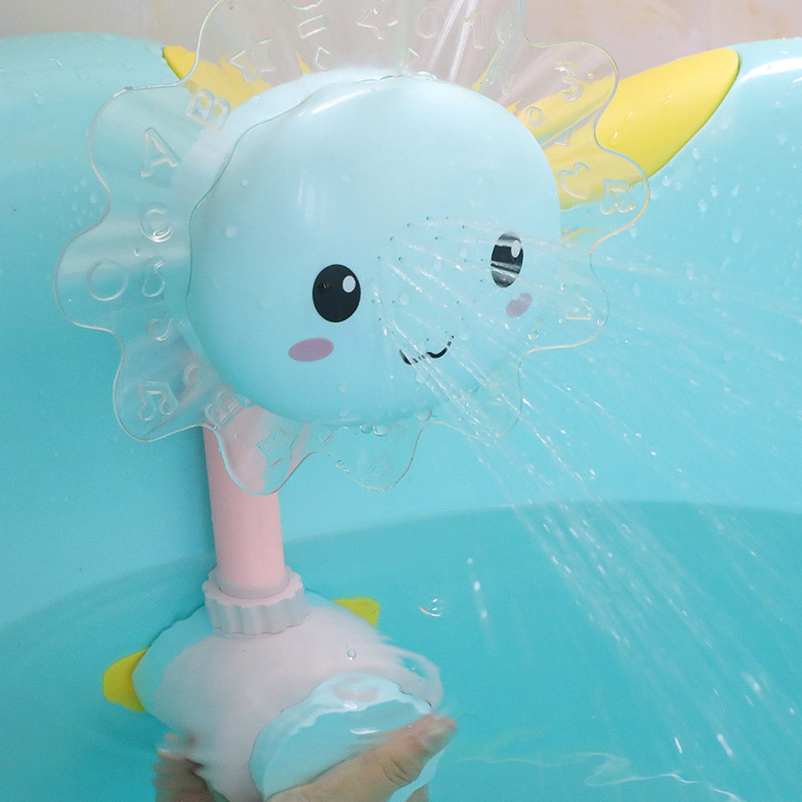 Frog Bath Toy Sprinkler Rechargeable Bath Toys For Infants: Sprinkler ...