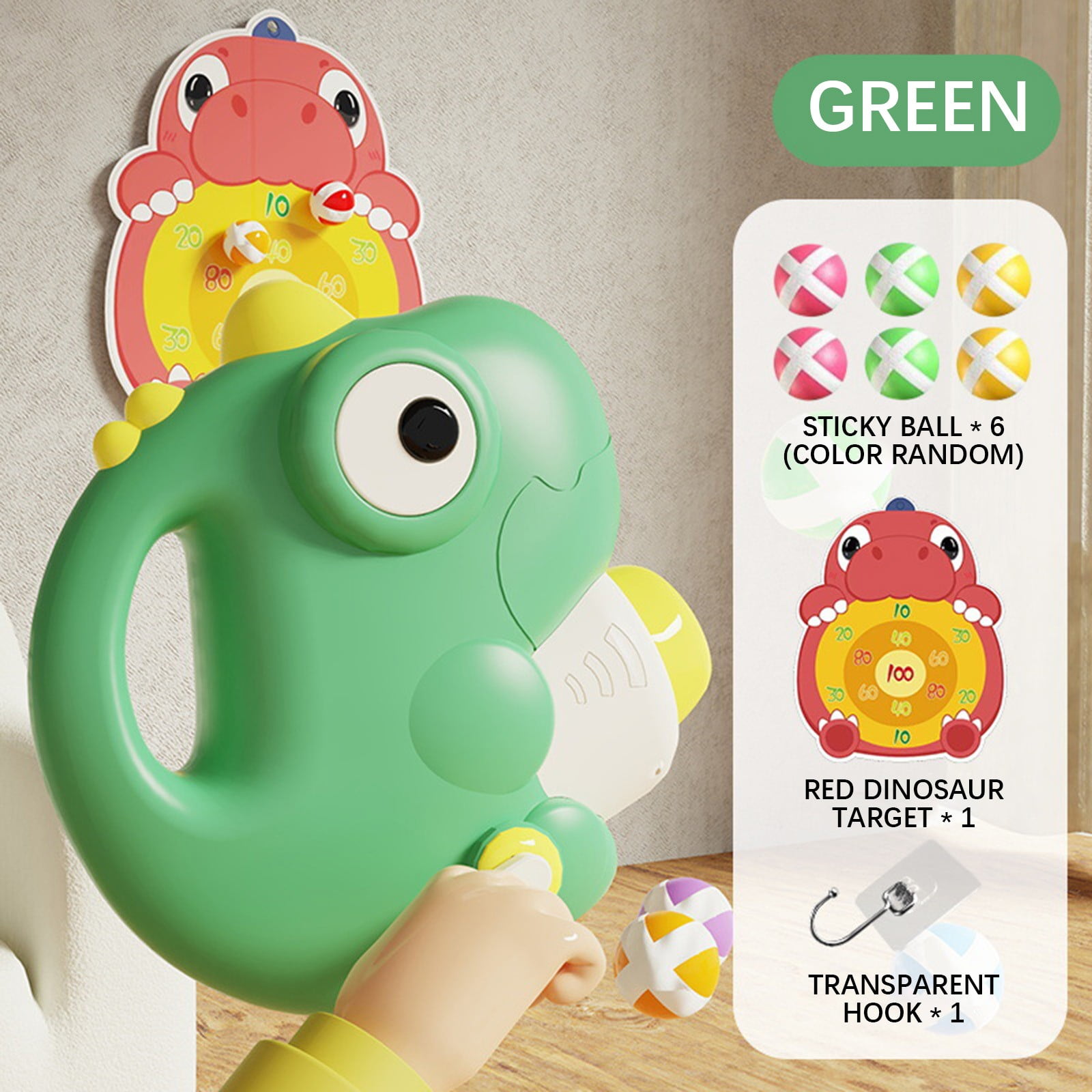CYBIBO Dinosaur Toys for Kids 5-7, Gun Shooting Games, Dart Board for ...