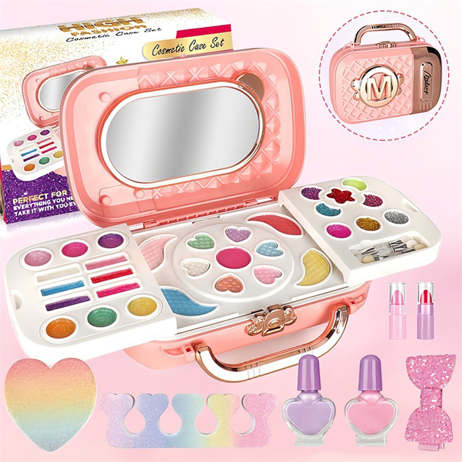 CYBIBO Makeup for Kids, Kids Makeup Sets for Girls, Toddler Makeup Kit ...
