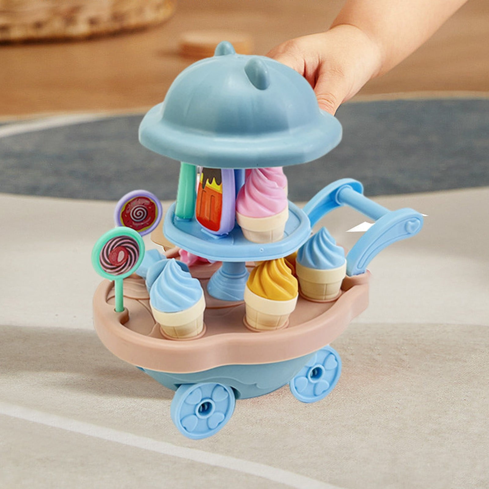 CYBIBO Play Kitchen, Toy Kitchen, Children's Play House Toys , Ice ...