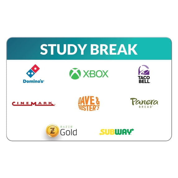 CYC Study Break $50 Gift Card - Walmart.com