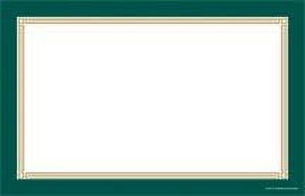 CYC703 Blank Border Retail Price Cards Signs Green and Gold Pack of 100 ...