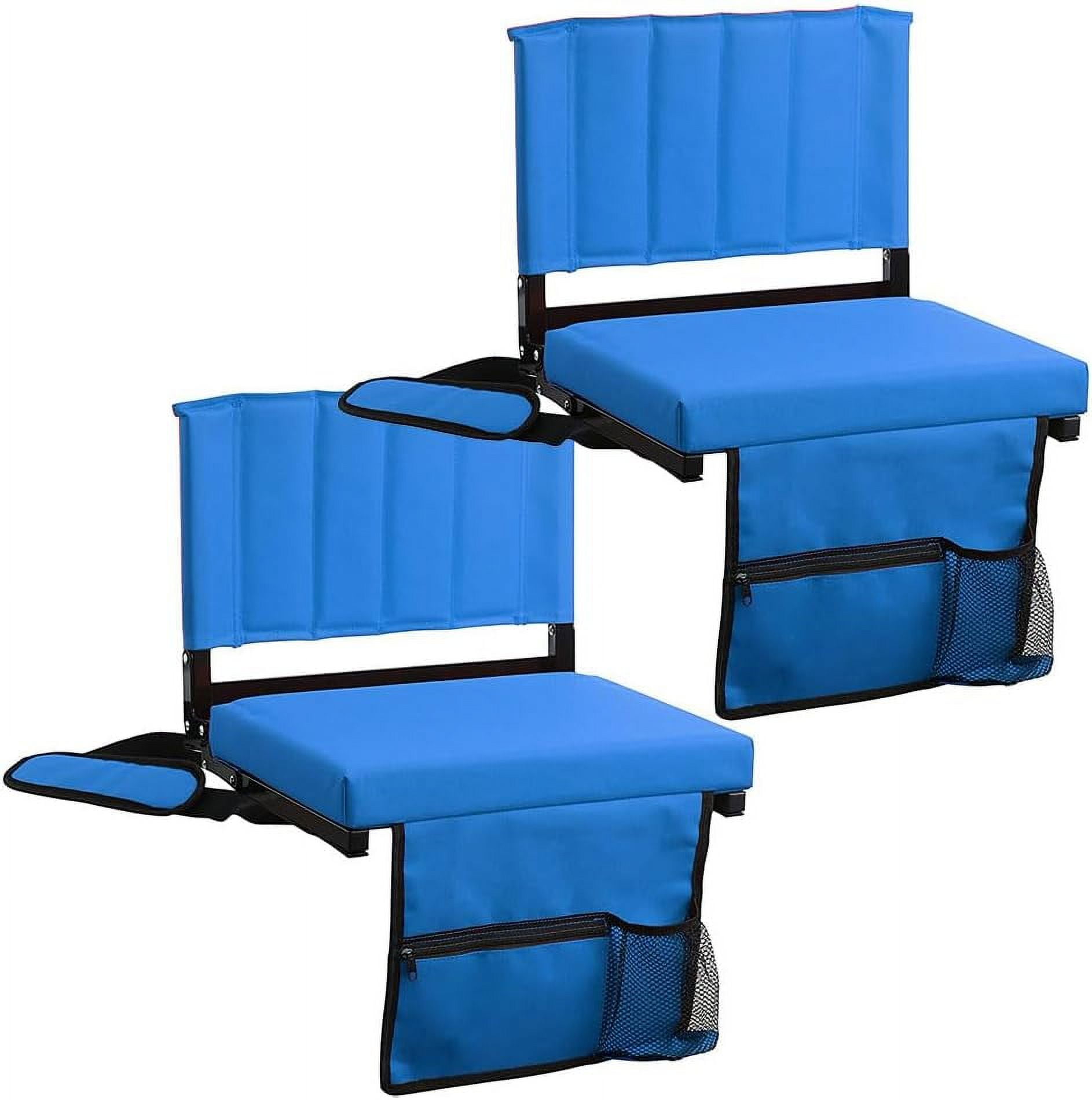 CYCLONE SOUND Stadium Seats for Adults with Back Support Bleacher ...