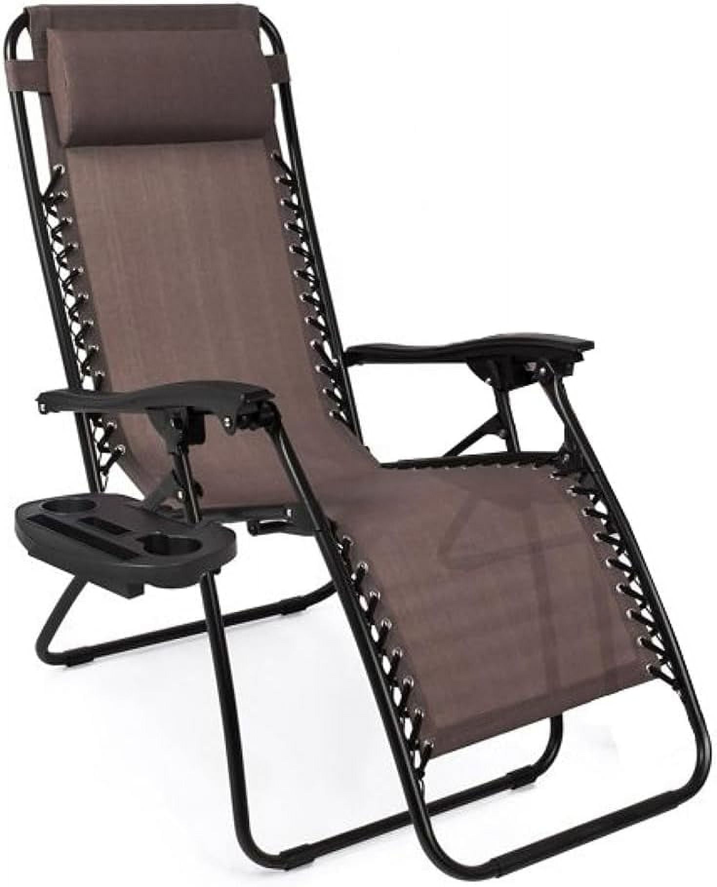 CYCLONE SOUND Zero Gravity Lounge Outdoor Adjustable Reclining Patio ...