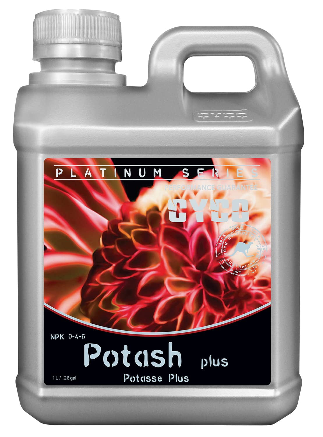 CYCO Potash Plus, Liquid Nutrient for Hydroponic Plants, 0-4-6, 1 Liter ...