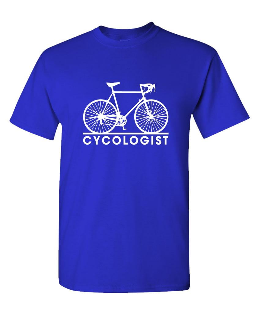 CYCOLOGIST - T-Shirt, Royal Blue, Small - Walmart.com