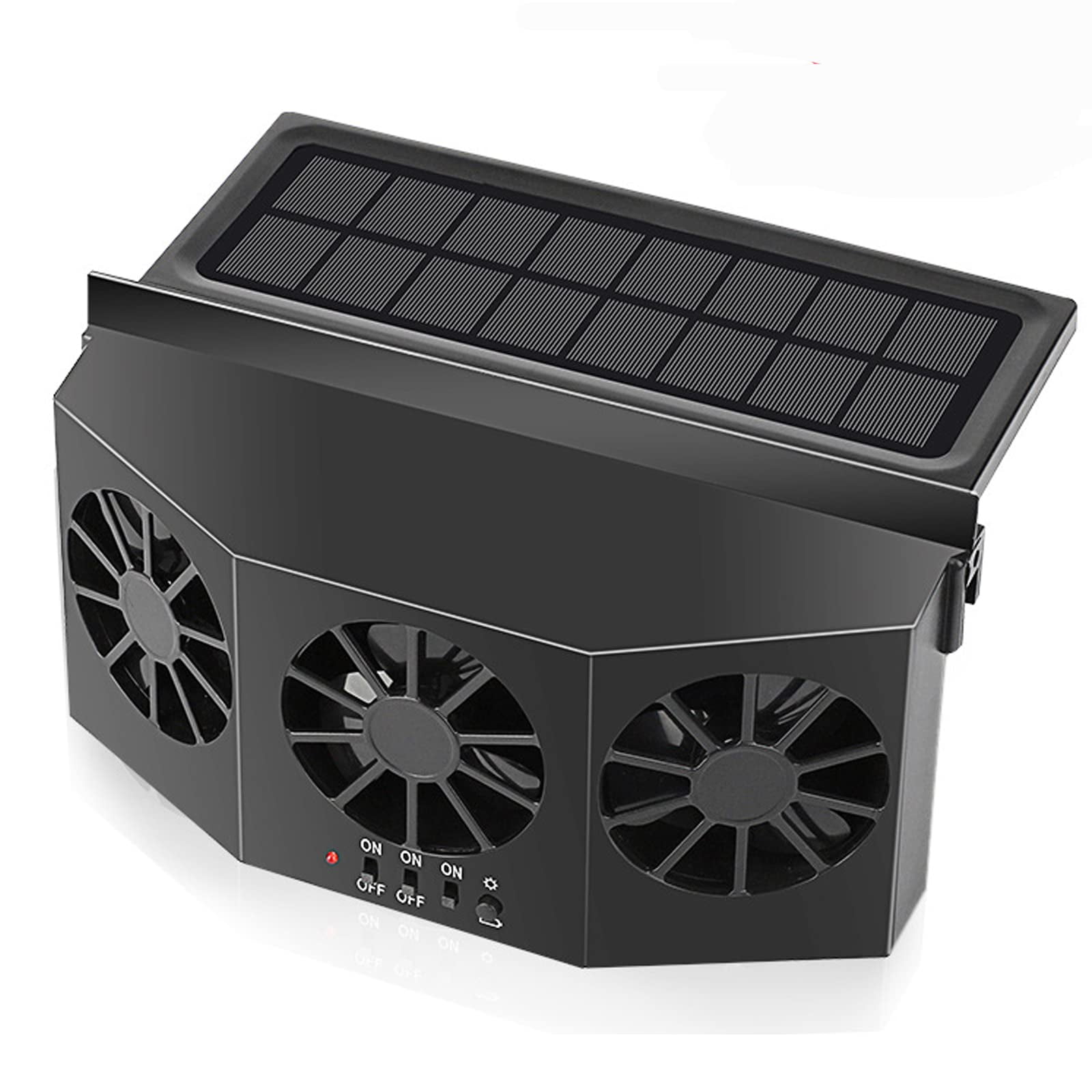 CYDZSW Car Solar Powered Window Exhaust NSD3 Fan,Car Air Purifier,Car ...