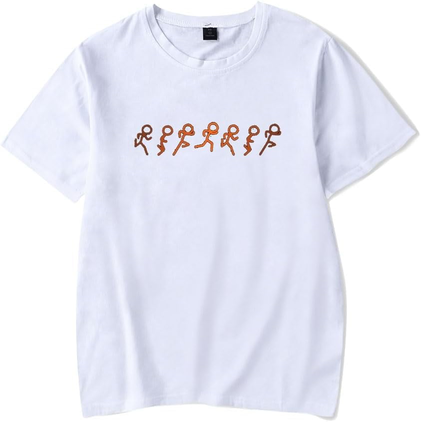 CYDZSWYXGS Alan Becker Run Cycle Merch T-Shirt Summer Men/Women ...