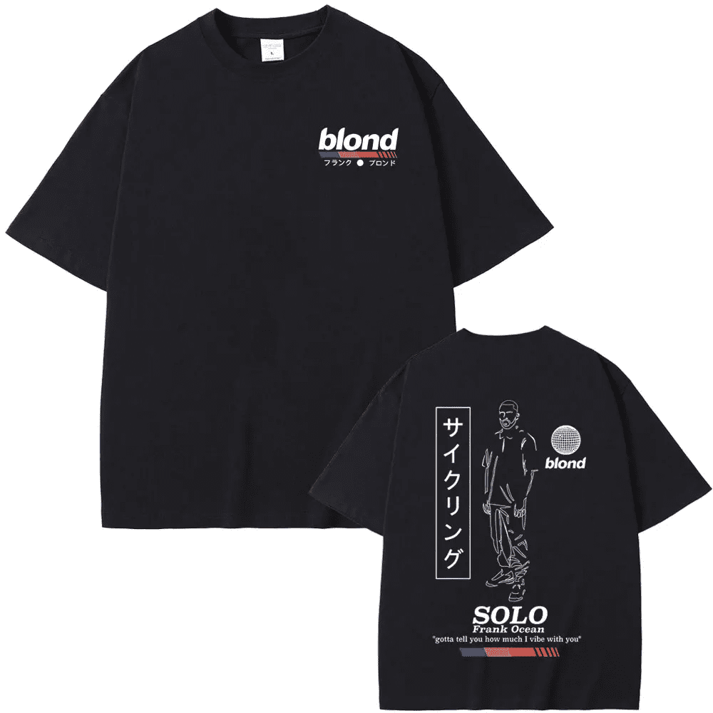 CYDZSWYXGS Frank Ocean Merch T-shirt Blond Blonde Album Cover Tee ...