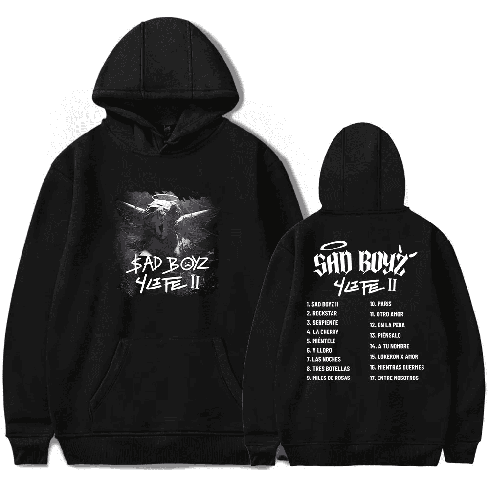 CYDZSWYXGS Junior H Merch Sad Boyz 4 Life II Album Hoodie Sweatshirt ...